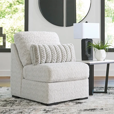 Jual Ashley Snodoodle Sofa Modular Armless Fabric 1 Seater Putih ...