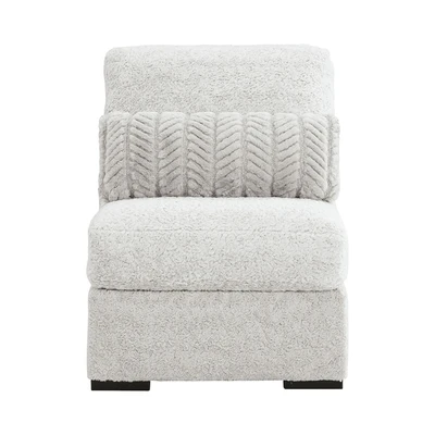 Jual Ashley Snodoodle Sofa Modular Armless Fabric 1 Seater Putih ...