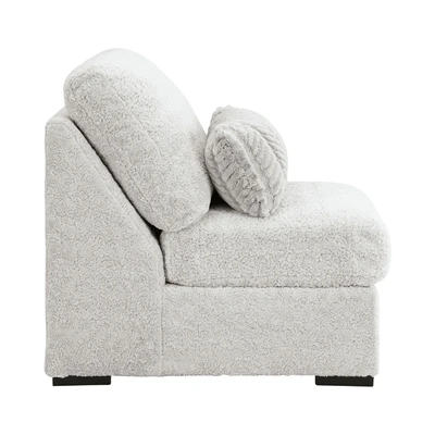 Jual Ashley Snodoodle Sofa Modular Armless Fabric 1 Seater Putih ...