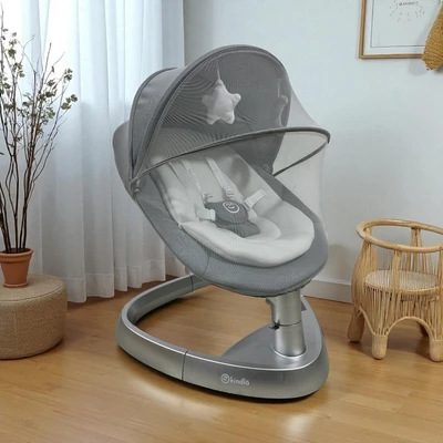 Jual Kindla Smart Deluxe Ayunan Bayi Elektrik Silver Terbaru | Ruparupa