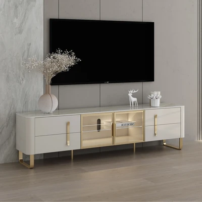 Jual Informa Chloe Rak Tv Cokelat Khaki Terbaru | Ruparupa