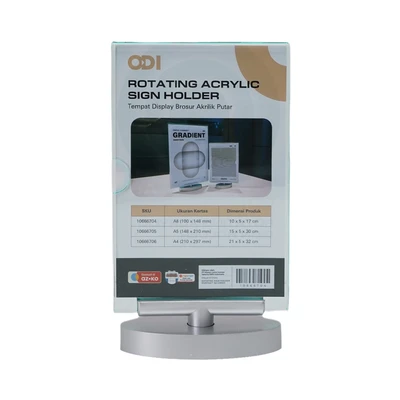 Jual Odi Sign Holder Rotating Portrait A 6 Hijau Original | AZKO
