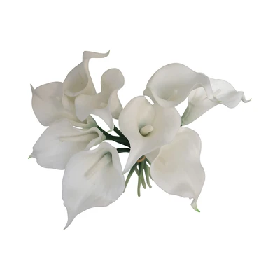 Jual Informa 35 Cm Bunga Artifisial Calla Lily Bunch Putih Terbaru ...
