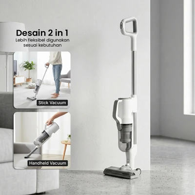Jual APA 400 ml Vacuum Cleaner Cordless 2-in-1 200 Watt - Putih Terbaru ...
