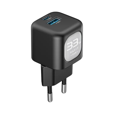 Jual Havit Kepala Charger Gan 33 Watt 1 Usb A 1 Type C Uc 230 Hitam ...