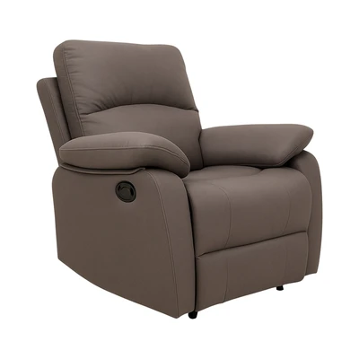 Jual Informa Sandy Sofa Recliner Kulit 1 Seater Cokelat Terbaru | Ruparupa