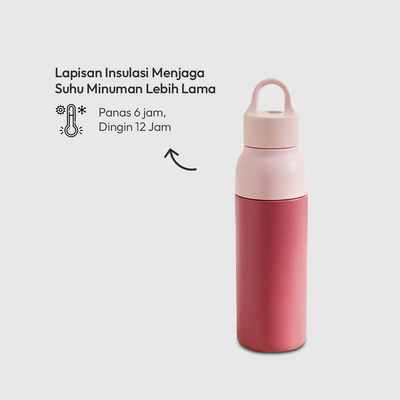 Jual Selma Hilo Botol Vacuum Flask 500 Ml Pink Terbaru | Ruparupa