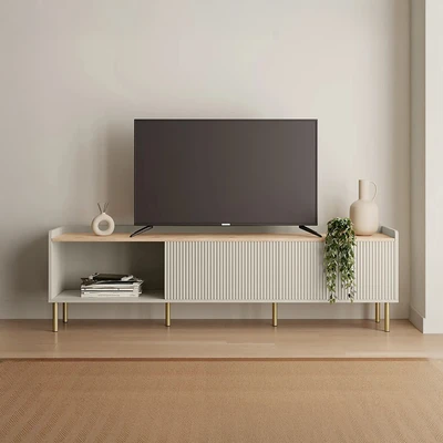 Jual Informa Kira Rak Tv Abu Abu Taupe Terbaru | Ruparupa