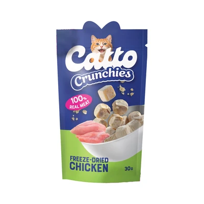 Jual Catto 30 Gr Crunchies Camilan Kucing Freeze Dried Chicken Terbaru ...
