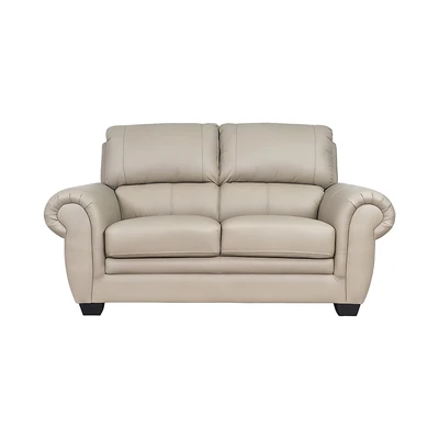 Jual Informa Zora Set Sofa Kulit 2 & 3 Seater - Krem Terbaru | Ruparupa