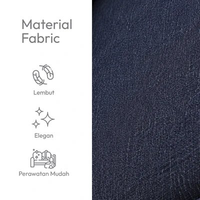 Jual Informa Laura Sofa Modular Sudut Fabric Biru Terbaru | Ruparupa
