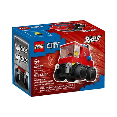 Jual Lego City Rides Fire Truck Set 67 Pcs 60482 Merah Terbaru | Ruparupa