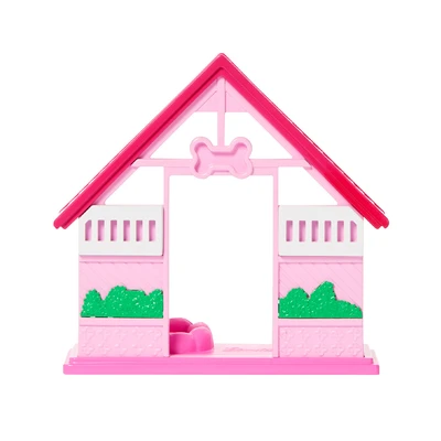 Jual Barbie Playset World Build A Dog House Jkb 66 Pink