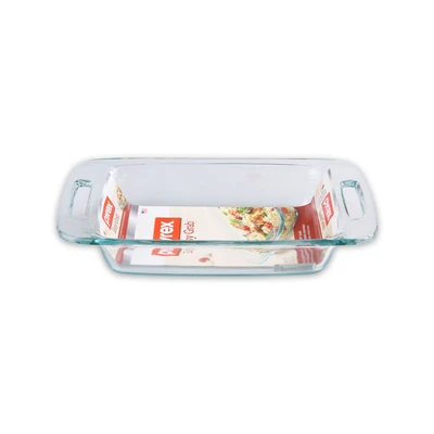 Jual Pyrex Easy Grab Loyang Kaca Oblong 1 9 Ltr Transparan Terbaru ...