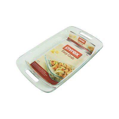 Jual Pyrex Easy Grab Loyang Kaca Oblong 2 8 Ltr Transparan Terbaru ...