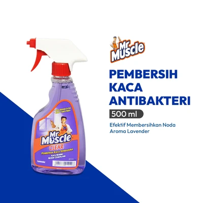 Jual Mr Muscle Clear Lavender Spray Pembersih Kaca Serbaguna Anti ...