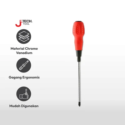 Jual Jetech Straight Obeng Plus 8 X 150 Mm Terbaru | Ruparupa