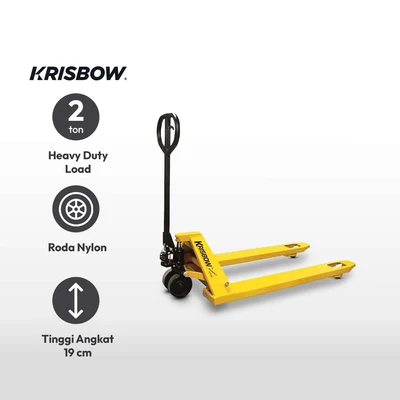 Jual Krisbow Hand Pallet Manual Pu 55x115 cm 2 Ton Terbaru | Ruparupa
