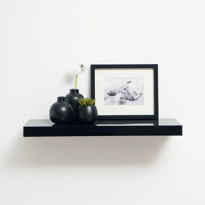 Jual Informa Rak Dinding L 60 Hitam Glossy Terbaik | Informa