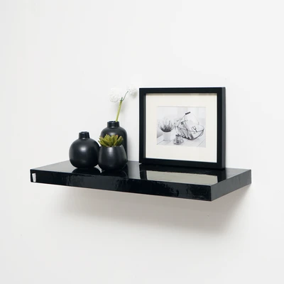 Jual Informa Rak Dinding L 60 Hitam Glossy Terbaik | Informa