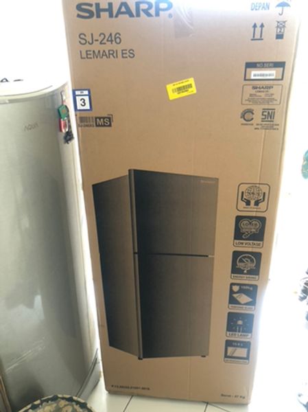 Jual Sharp 205 Ltr Kulkas 2 Pintu Sj 246 Xg Ms Silver Terbaik | Informa