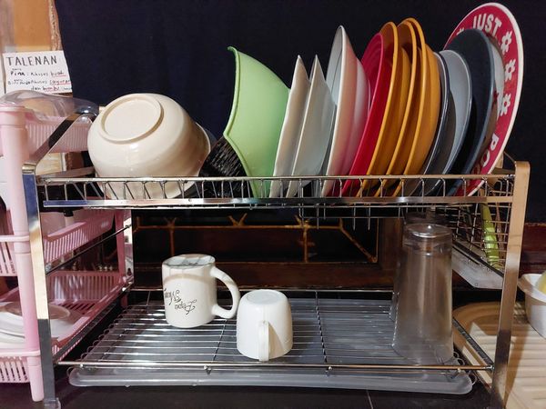 Jual Stora Rak Piring Besar Silver Terbaru | Ruparupa