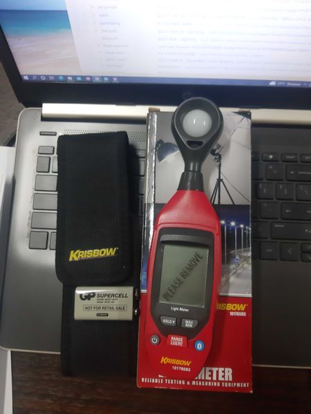 Jual Krisbow Alat Ukur Light Meter Digital 40 000 Lux Terbaru | Ruparupa