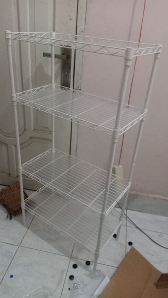 Jual Krisbow Rak Besi 4 Tingkat Putih Terbaru | Ruparupa