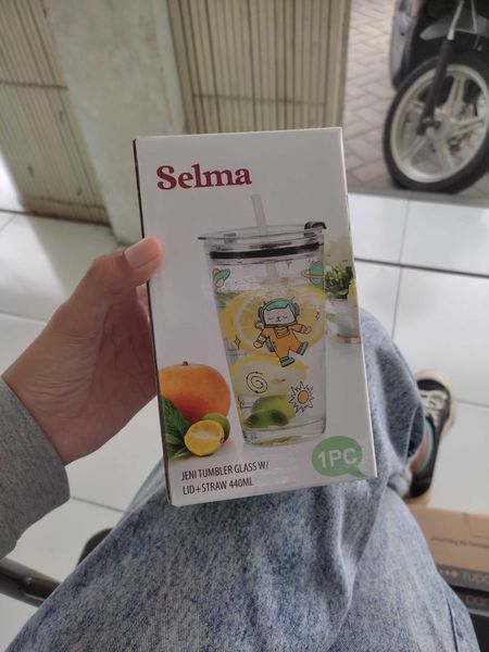 Jual Selma 440 Ml Jeni Gelas Tumbler Dengan Tutup Sedotan Terbaik | Informa