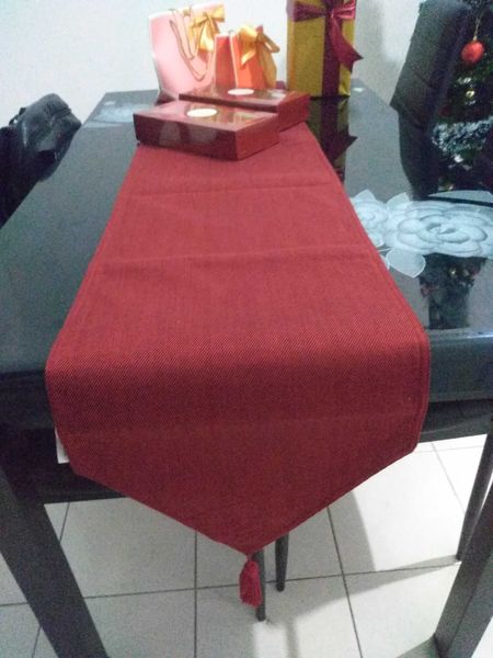 Jual Informa Table Runner 33 X 180 Cm Basic Line Merah Terbaik | Informa