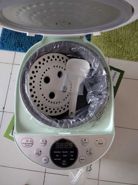 Jual Philips 1 8 Ltr Rice Cooker Digital Hd 4515 85 Hijau Terbaik | Informa