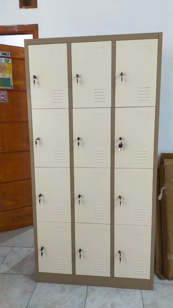 Jual Informa Kiev Loker Besi Multi 12 Pintu Cokelat Muda Terbaik | Informa