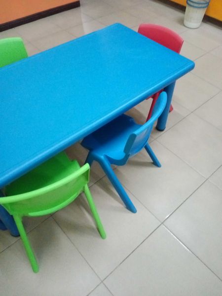 Jual Yaris Meja Anak Rectangle Biru Terbaik | Informa