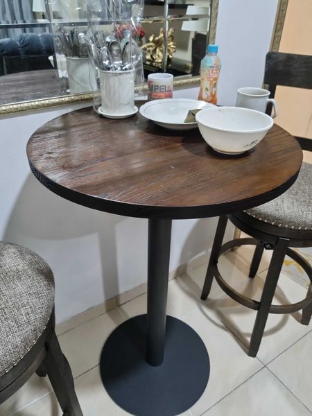 Jual Informa London Elm Meja Bar Round 70 X 70 X 105 Cm Hitam Terbaik ...