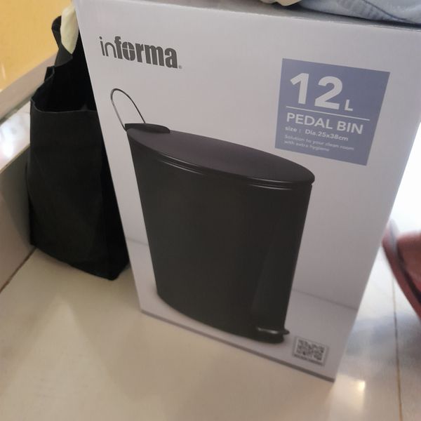 Jual Informa Prism 12 Ltr Tempat Sampah Pedal Slow Close Hitam Terbaik | Informa