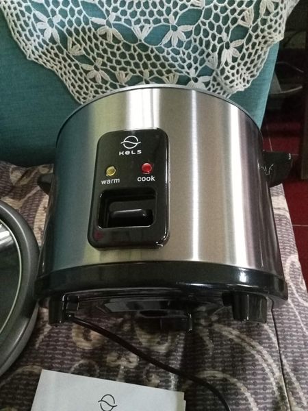 Jual Kels 1 Ltr Hopper Rice Cooker Silver Terbaik | Informa