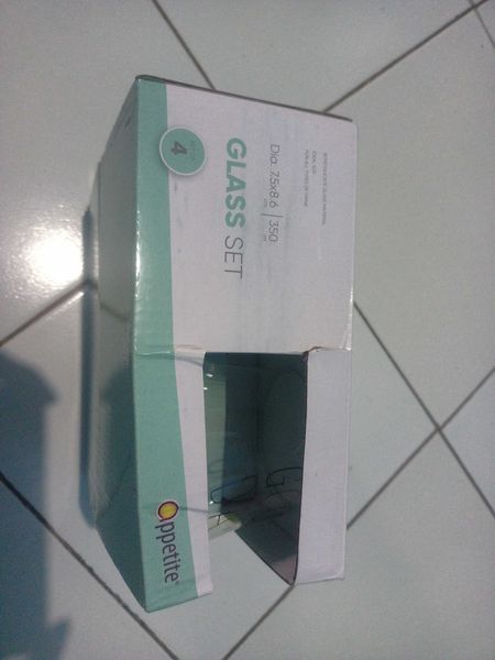 Jual Appetite 350 Ml Set 4 Pcs Gelas Kaca Good Day Terbaik | Informa