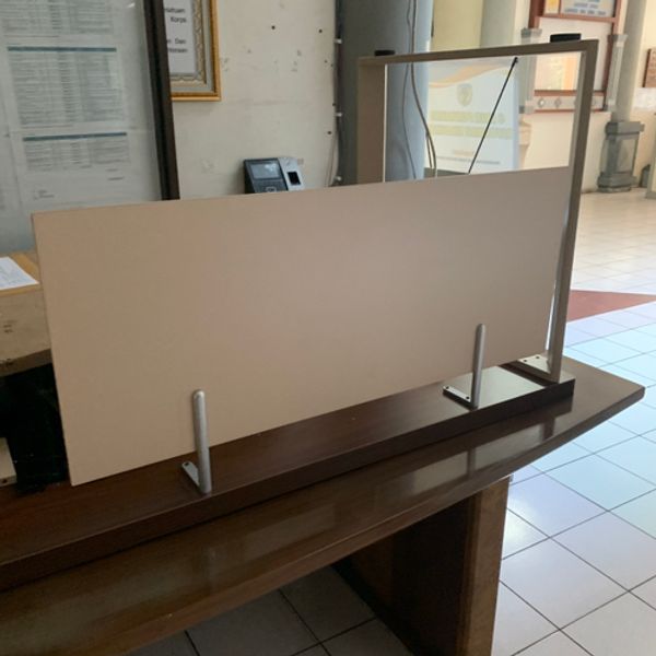 Jual Informa Monthana Meja Kantor Sisi Kiri Cokelat Terbaik | Informa