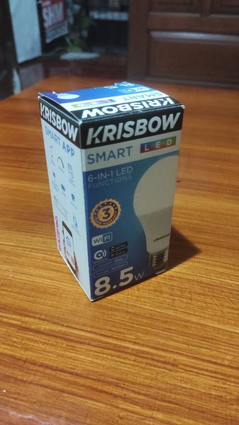 Jual Krisbow Bohlam Smart Led Dimmable 8 5 Watt Multi Color Terbaik ...