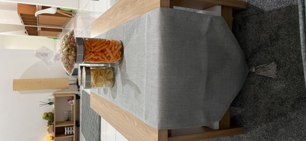 Jual Informa Table Runner 33 X 180 Cm Basic Line Abu Abu Terbaik | Informa