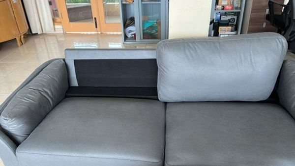 Jual Informa Lynden Set Sofa Fabric 2 3 Seater Abu Abu Tua Terbaik | Informa