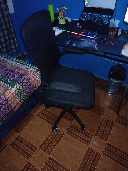 Jual Informa Zidan Kursi Kantor Sandaran Rendah Hitam Terbaik | Informa