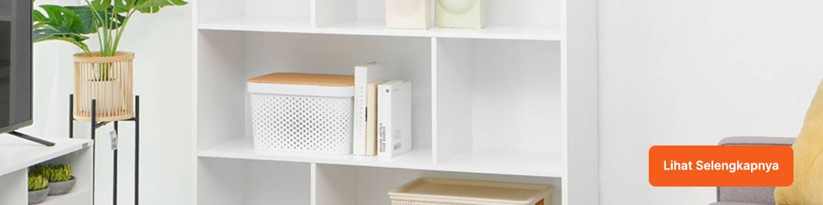 9 Rekomendasi Jenis Rak Buku buat Apartemen Studio Biar Tidak Sempit