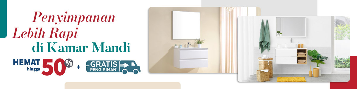 Penyimpanan Lebih Rapi di Kamar Mandi | Informa