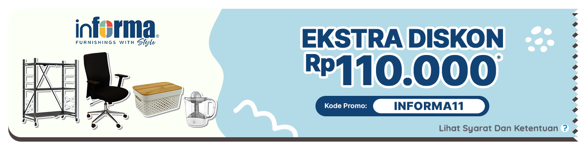 Informa Cashback Hingga Rp300.000 | Ruparupa