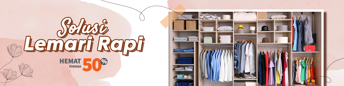 Solusi Lemari Rapi | Ruparupa