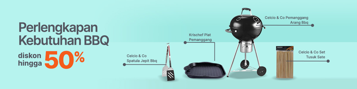 Perlengkapan Kebutuhan BBQ Diskon Hingga 50% | ruparupa