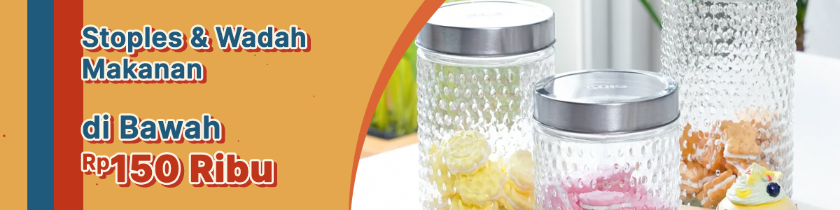 Stoples & Wadah Makanan di Bawah Rp150 Ribu | Ruparupa